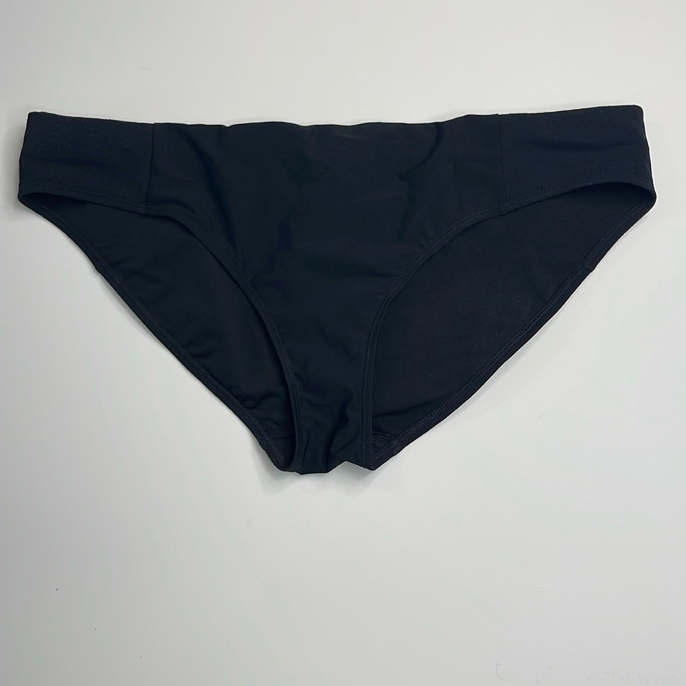 Athleta Black Bikini Bottom With Laser Cut Detailing … - Gem